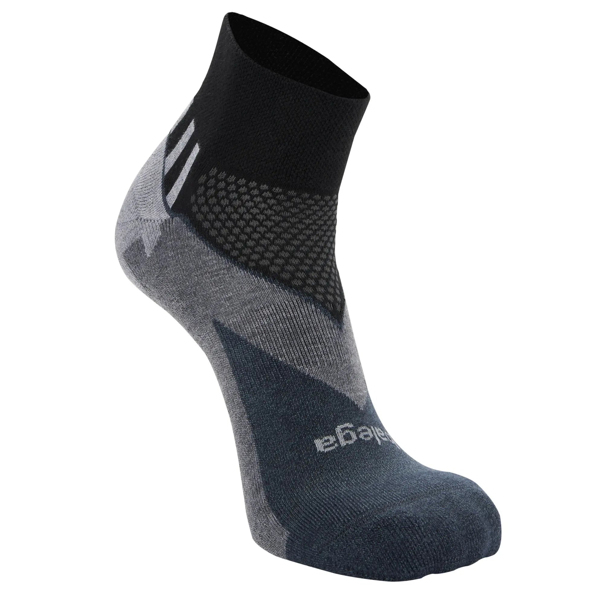 Balega | Enduro | Quarter | Black/Charcoal – Confluence Running Company