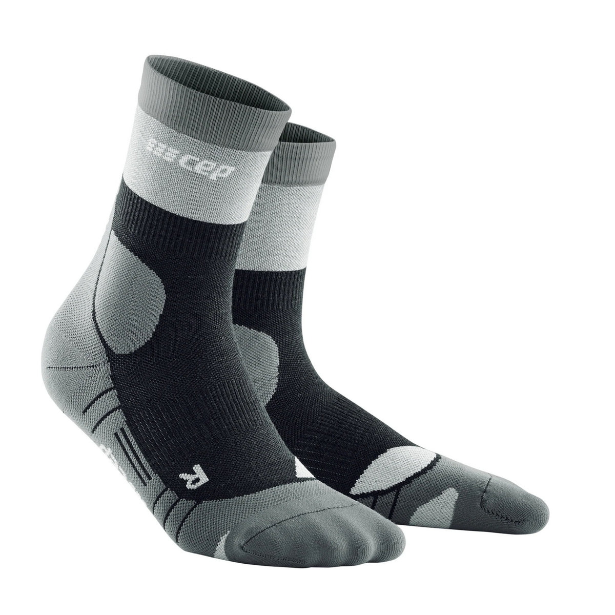 CEP | Hiking Light Merino Mid Cut Compression Socks | Men's | Stone Gr ...